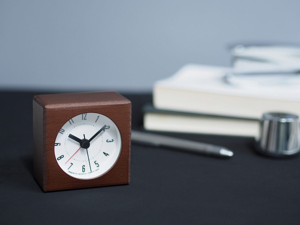 Lemnos Alarm Clock meteor | Japanese Design Clock | Lemnos Clocks