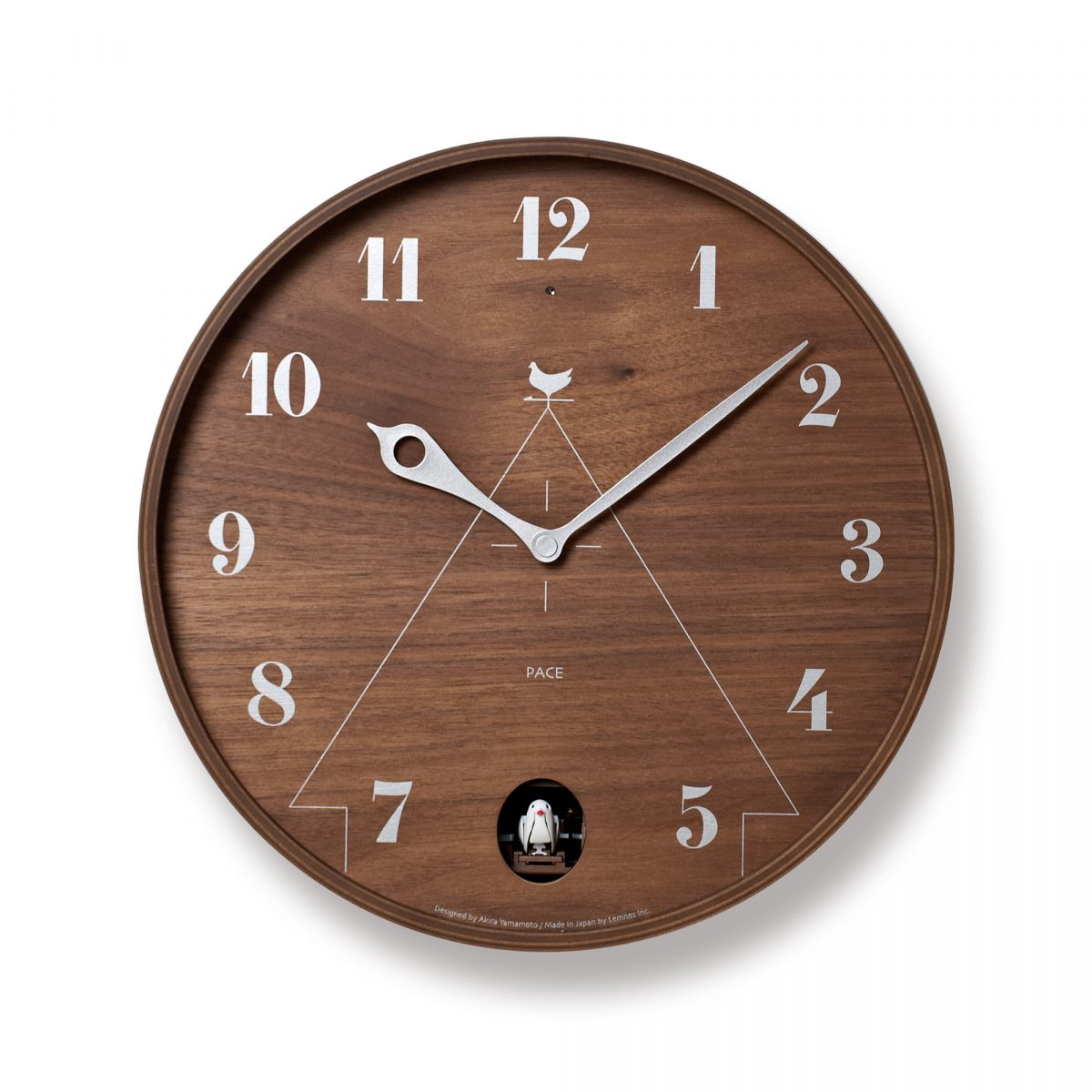 Lemnos Cuckoo Clock Pace | Japanese Design Clock | Lemnos Clocks